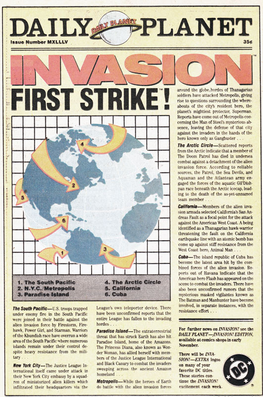 Invasion! House Ads – Crisis on Earth-Prime