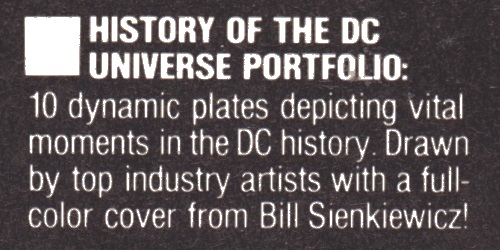 History of the DC Universe House Ads – Crisis on Earth-Prime